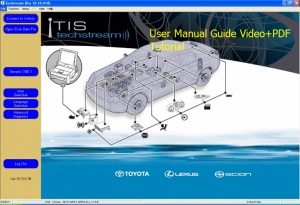 Toyota Techstream TIS User Manual Guide Video+PDF Tutorial