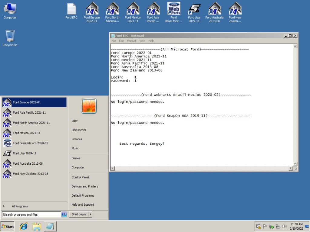 02.2019 Nissan & Infiniti Fast EPC Global Download & Installation in VMware