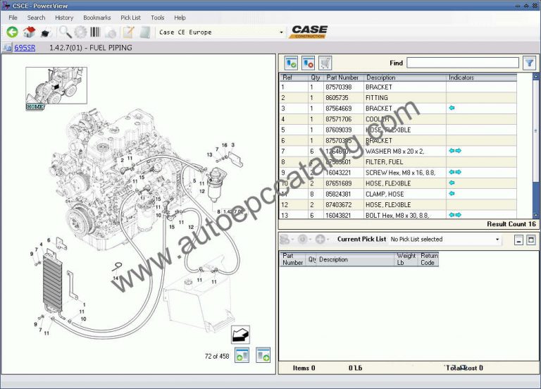 2017 Case Construction EPC Software Installation Service
