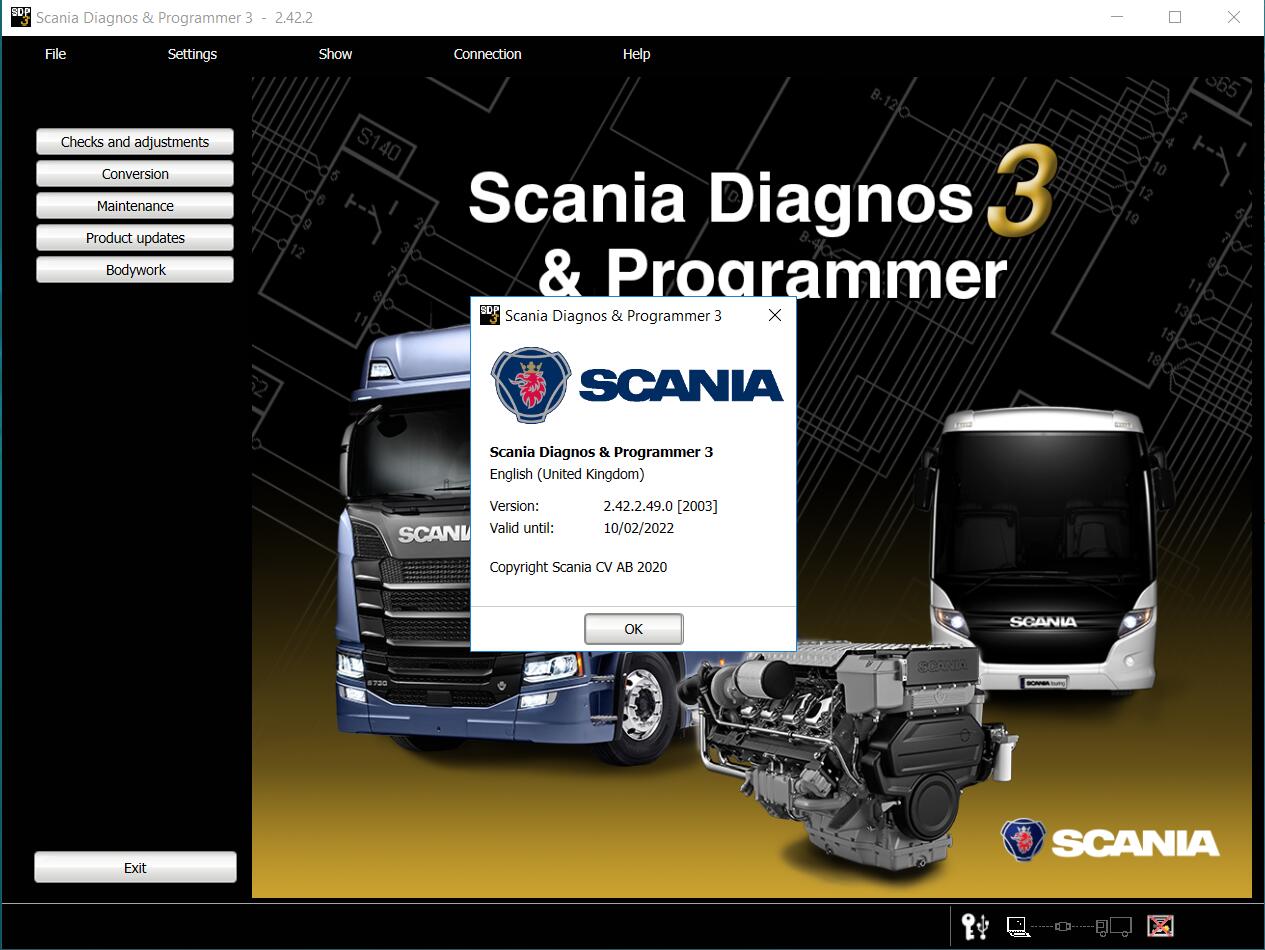 2020 Scania SDP3 2.42.2 Diagnosis & Programming Software – Auto EPC ...