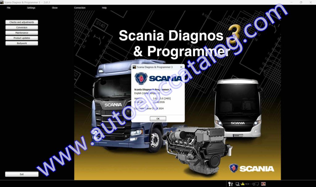 [06.2024] Scania SDP3 2.61.1 Diagnosis & Programming Truck Software