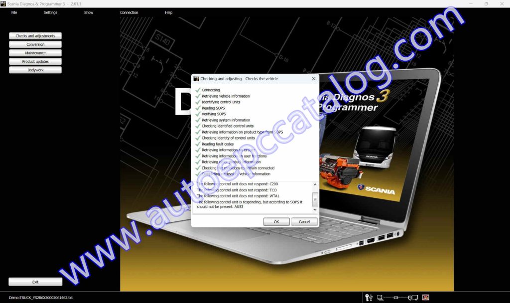 [06.2024] Scania SDP3 2.61.1 Diagnosis & Programming Truck Software