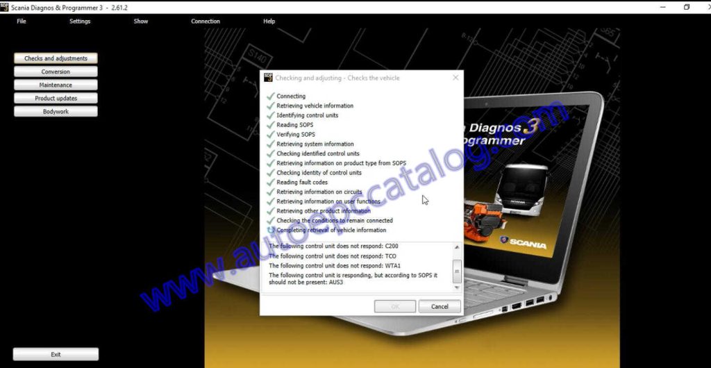 [07.2024] Scania SDP3 2.61.2 Diagnosis & Programming Truck Software