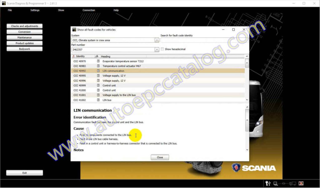 [09.2024] Scania SDP3 2.61.3 Diagnosis & Programming Truck Software