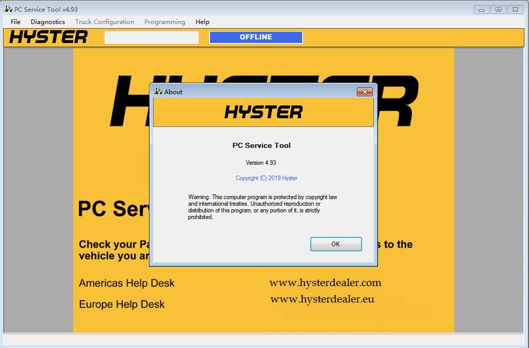 2019 Hyster PC Service Tool V4.93 Download & Installation Service ...