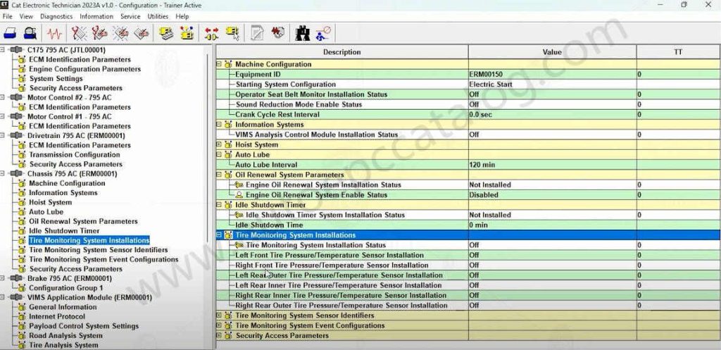 How to Use CAT ET Diagnostic Software ECM Configuration Function ...