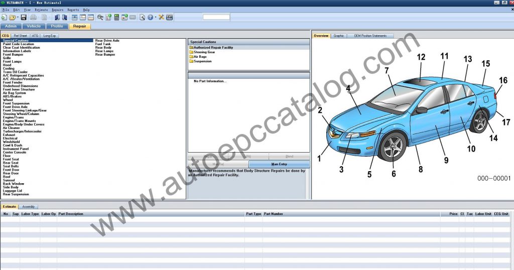 [02.2022] Mitchell UltraMate 7 Collision Estimating System+Instruction