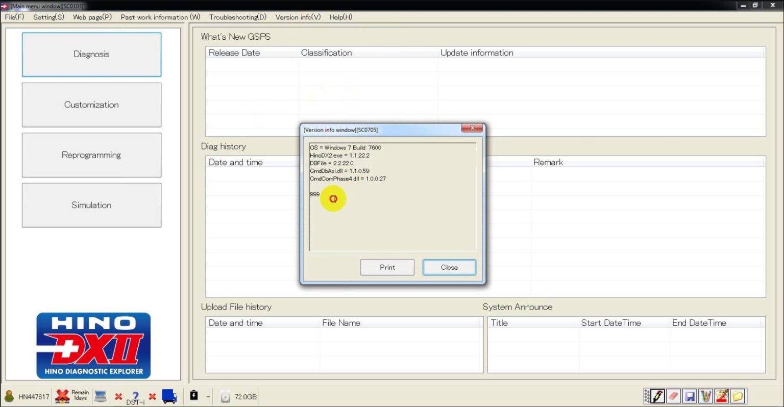 [10.2023] HINO DX3 DX III 1.23.9 Truck Diagnostic Software Installation ...