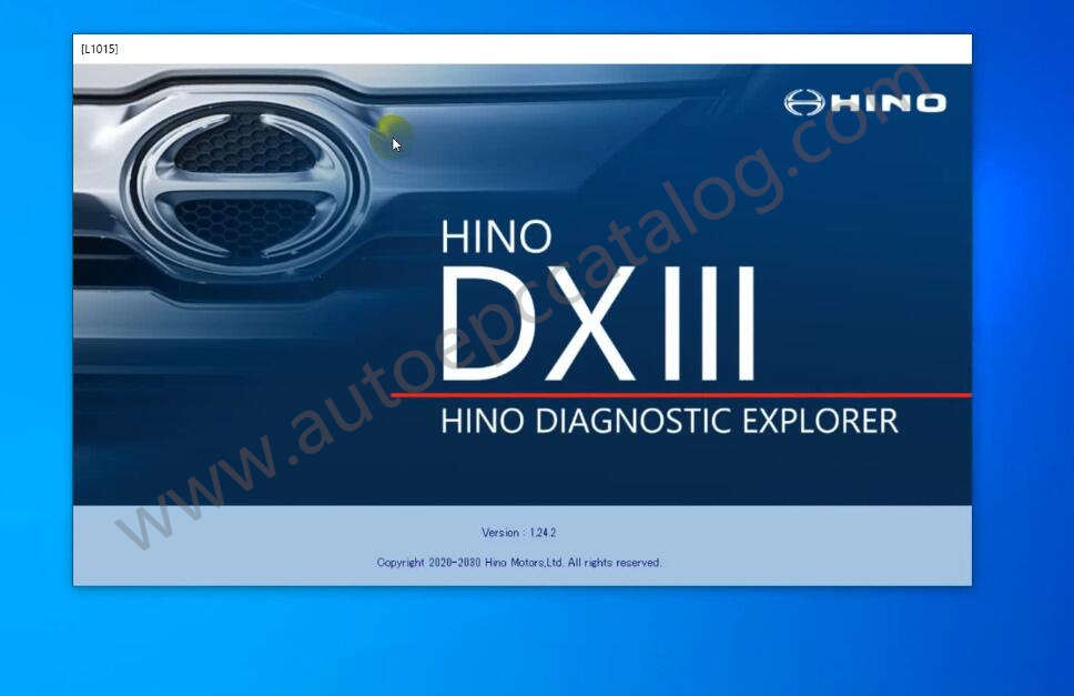 [03.2024] HINO DX3 DX III 1.24.2 Truck Diagnostic Software Installation ...