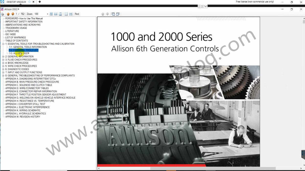 [07.2024 ] Allison DOC GEN5 Diagnostic Software Installation Service