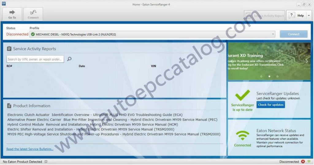 [05.2024] Eaton Service Ranger 4.12 Engineering Diagnostic Software ...