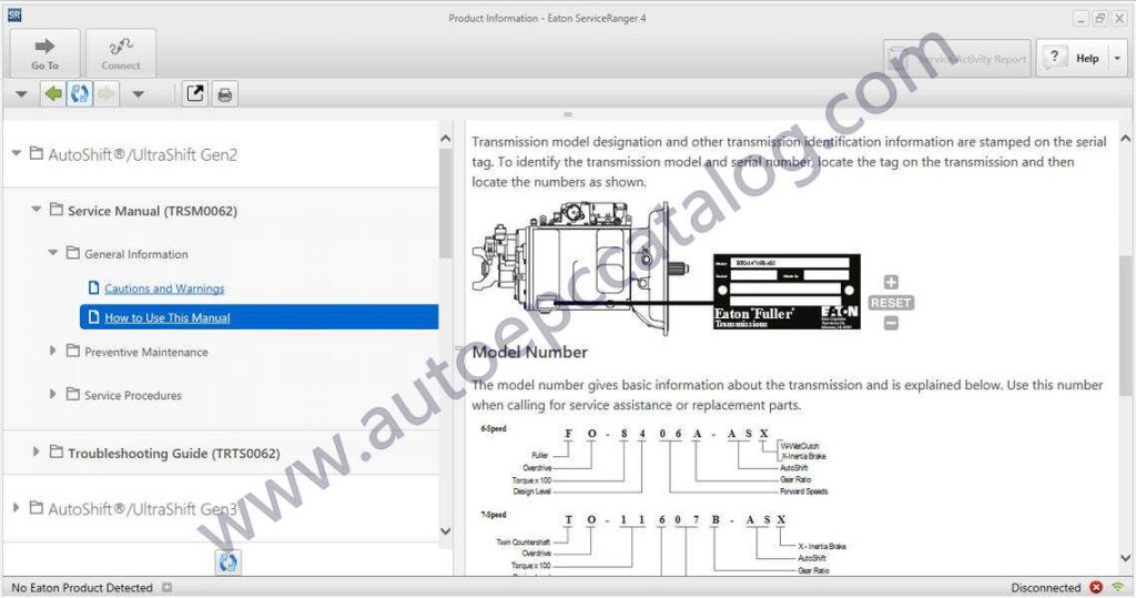 [05.2024] Eaton Service Ranger 4.12 Engineering Diagnostic Software ...