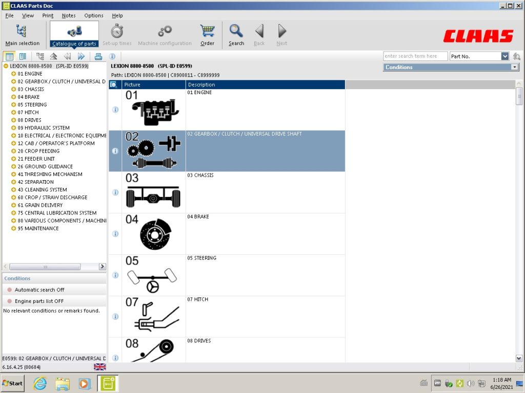 [04.2023] CLAAS Part Doc EPC Spare Parts Catalogue VMware Version