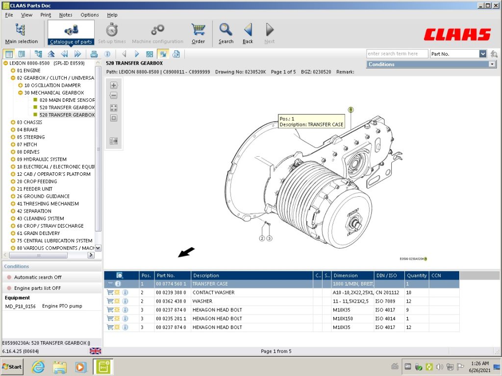 [04.2023] CLAAS Part Doc EPC Spare Parts Catalogue VMware Version