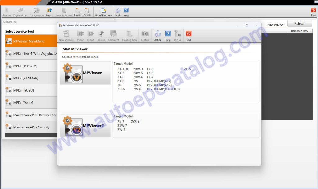 2024 HITACHI AllinOne Tool 3.13 with MPDR 3.32+Security 3.17