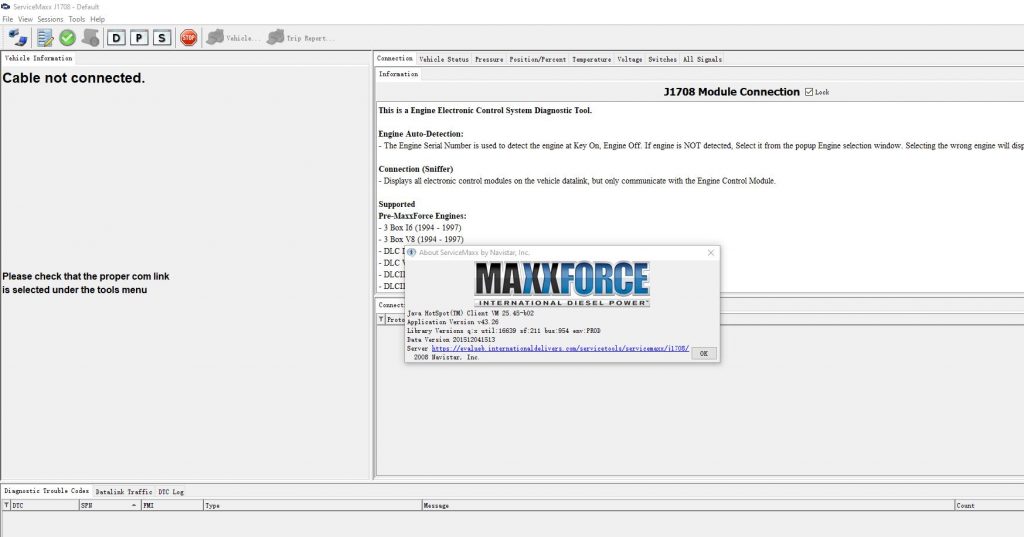 Navistar ServiceMaxx J1939 v44.24+J1708 v43.26+KG+Instruction