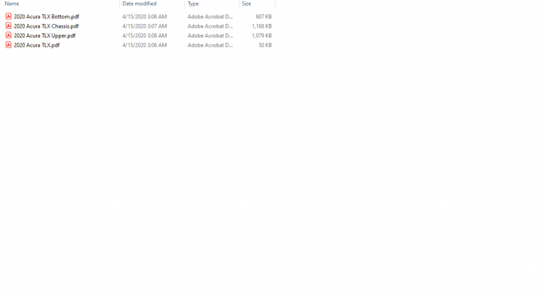 Mitchell CRS Vehicle Frame Dimensions 2008-2020 PDF Files