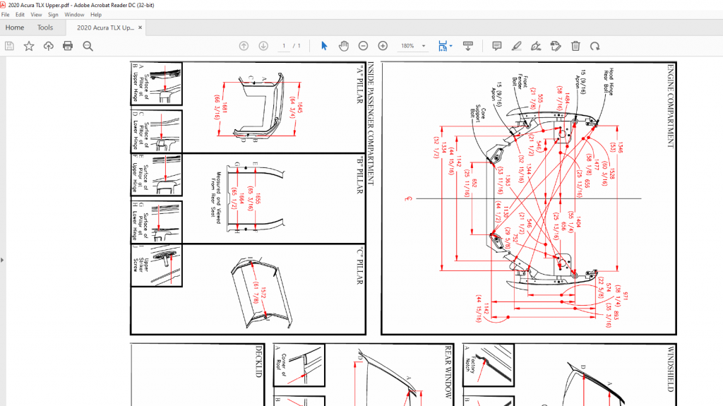 Mitchell CRS Vehicle Frame Dimensions 2008-2020 PDF Files