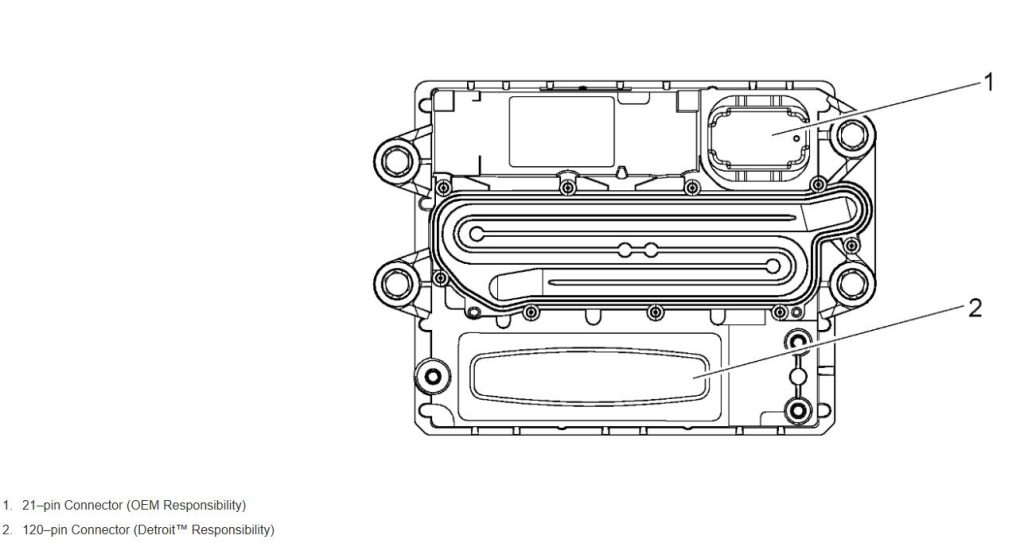 Detroit EPA07 Engine Motor Control Module - Auto Machine Diagnosis EPC ...