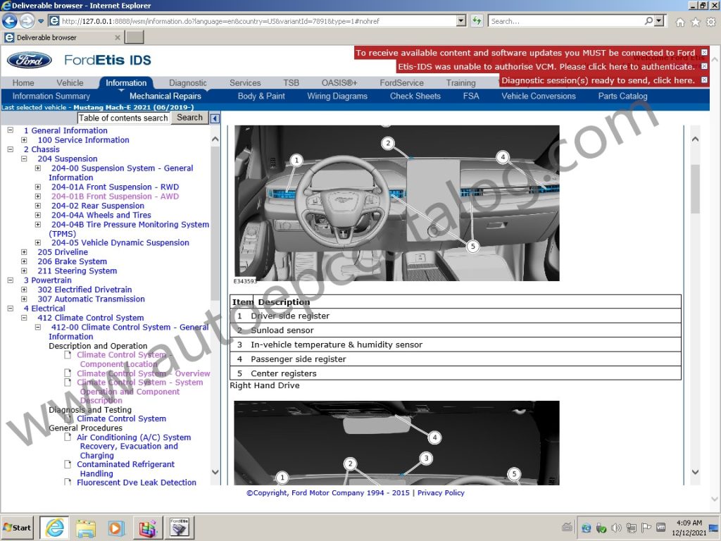 [02.2022] Ford ETIS IDS Offline Service Manual Installation VMware Version