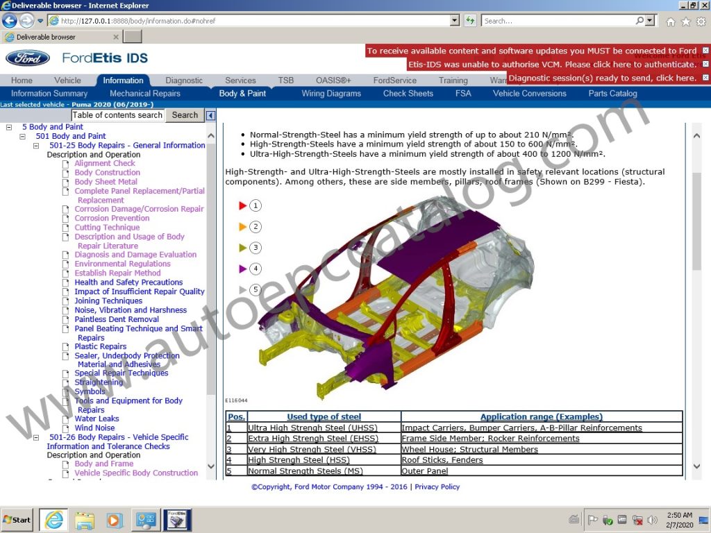 [02.2022] Ford ETIS IDS Offline Service Manual Installation VMware Version