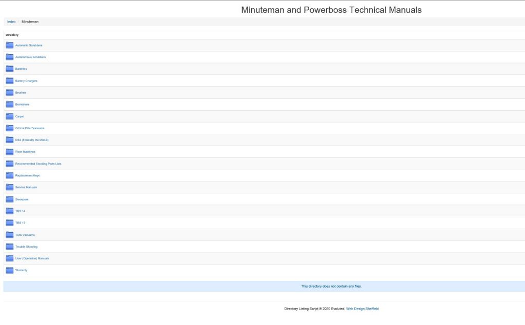 Minuteman+Powerboss Library Technical Service Manual 2020 Download ...