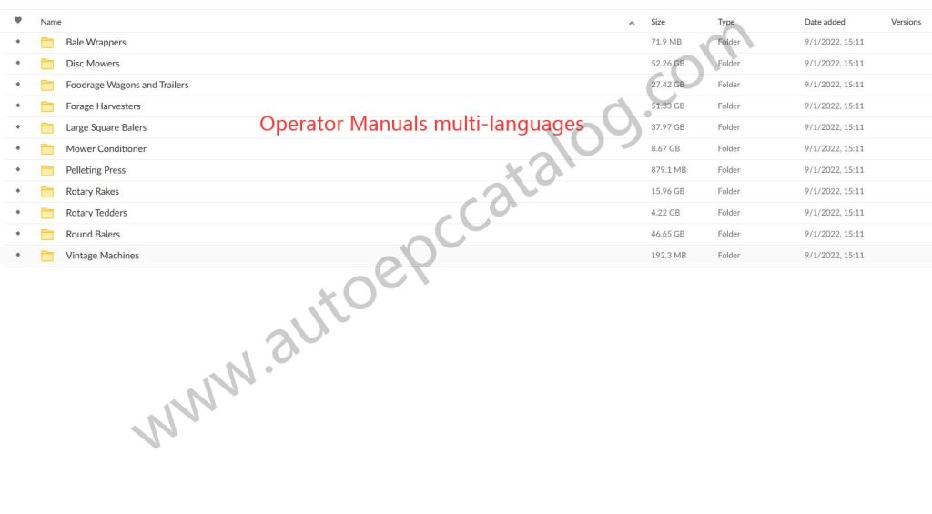 [04.2021] Krone Agricultural Equipment EPC+Operator Manuals Full PDF