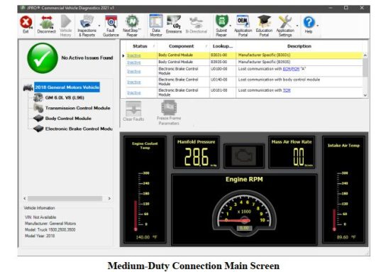 JPRO Diagnostics DLA+ 2.0 Medium Duty Truck Data Bus Connection Guide ...