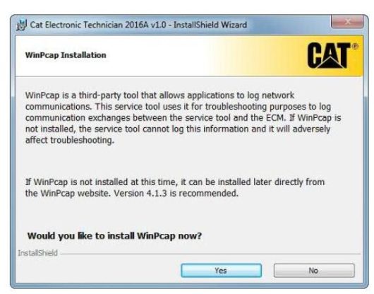 How to Install WinPcap for CAT ET 2023A Diagnostic Software - Auto ...