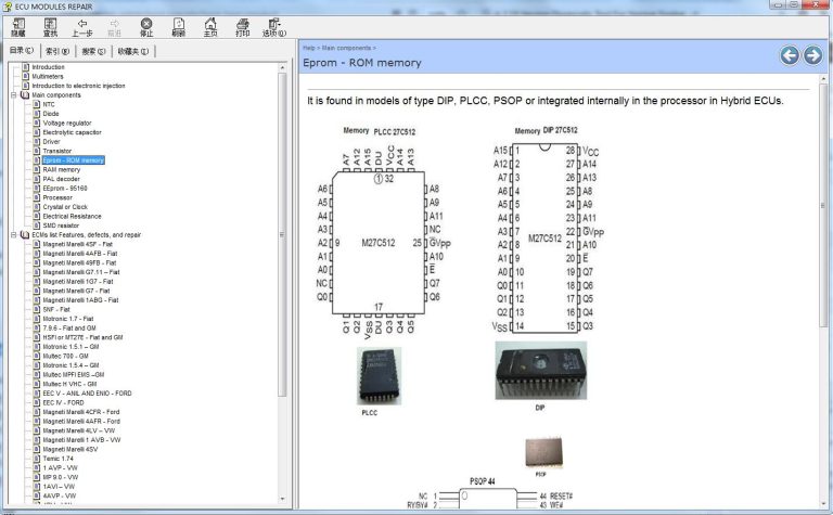 ECU Modules Repair Helper Components & PINOUT ECU Modules Repair Helper Components & PINOUT