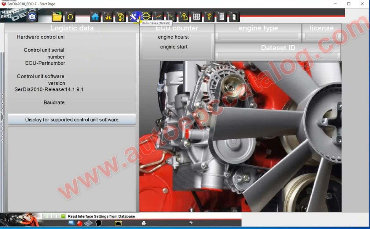 2023 Deutz SerDia2010 14.1.9.3 Highest Level 6 Engine Diagnostic Software