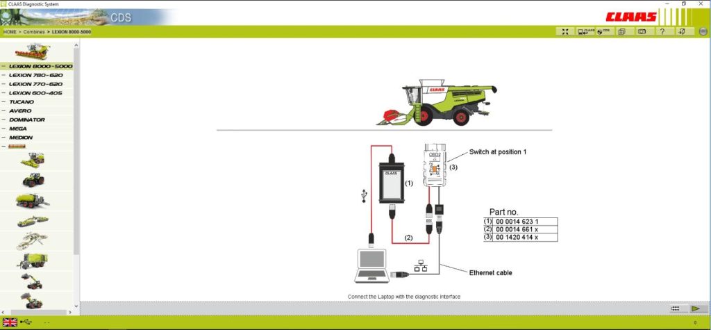 [05.2021] CLAAS CDS 7.5 Diagnostic System Development Level