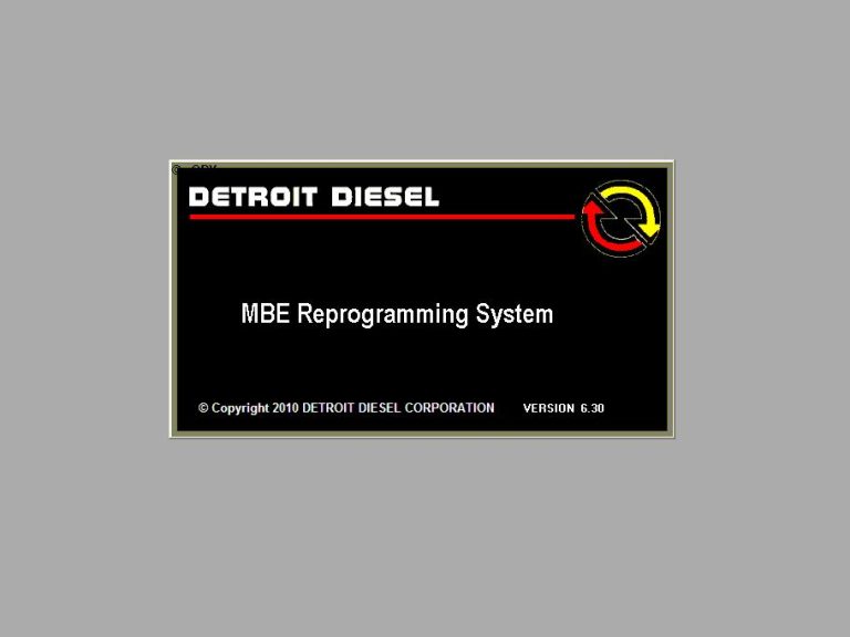 Detroit Diesel Reprogramming System 6.30+MBE Reprogramming System
