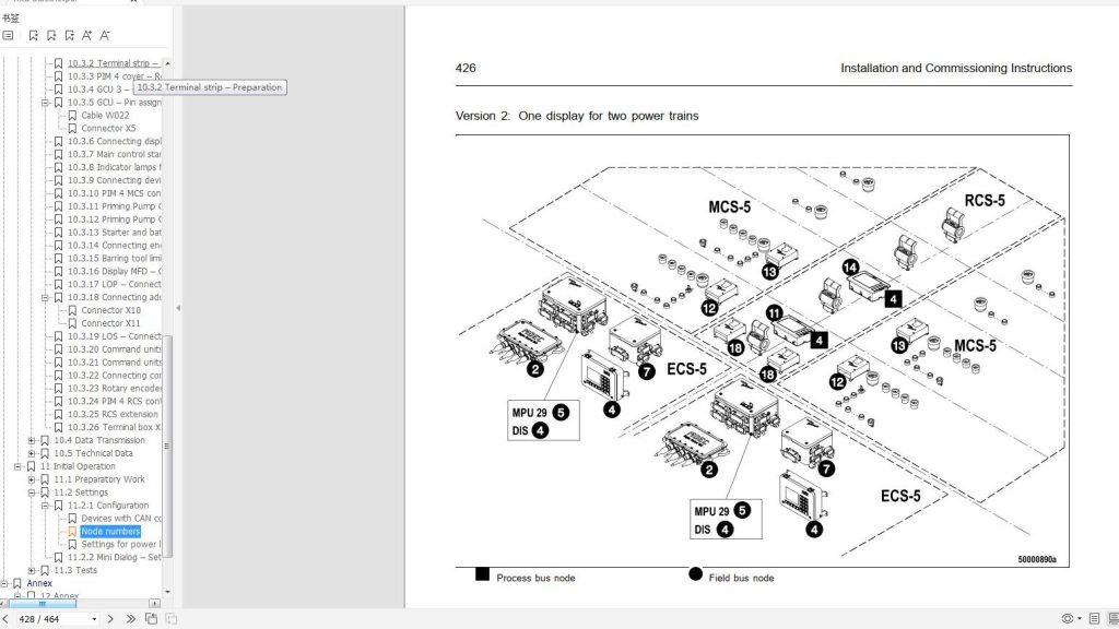 MTU Series 4000 FPP MDEC Marine Blueline System Technical Documentation