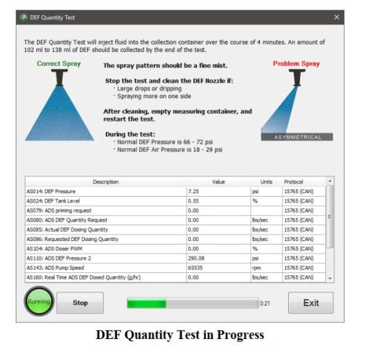 Detroit Diesel DD13/15/16 DEF Quantity Test by JPRO - Auto Machine ...