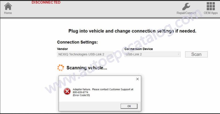 How to Solve NEXIQ eTechnician 2.12 Error Code 55 - Auto Machine ...